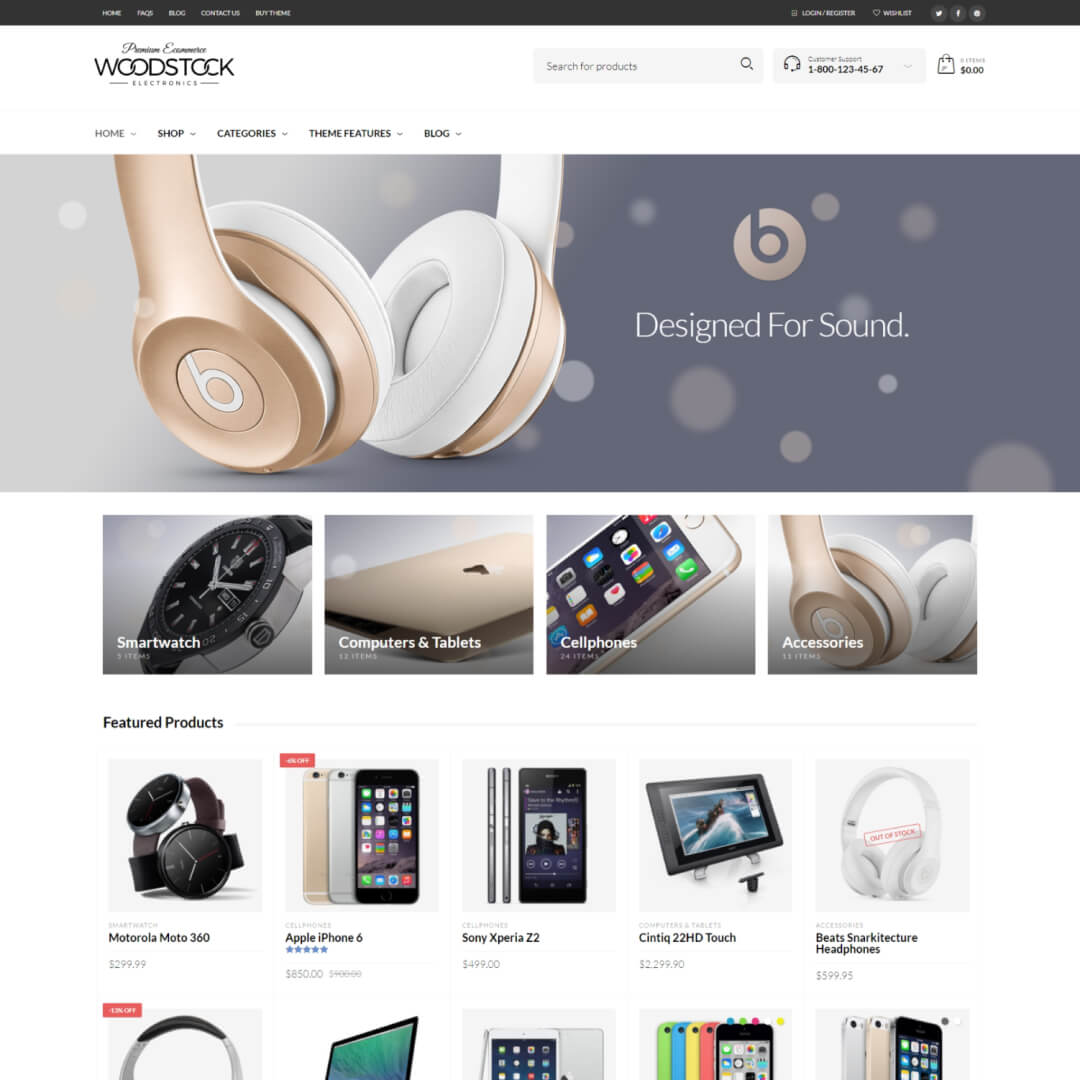 20 Best Woocommerce Themes For Electronics Ecommerce Store Wordpress