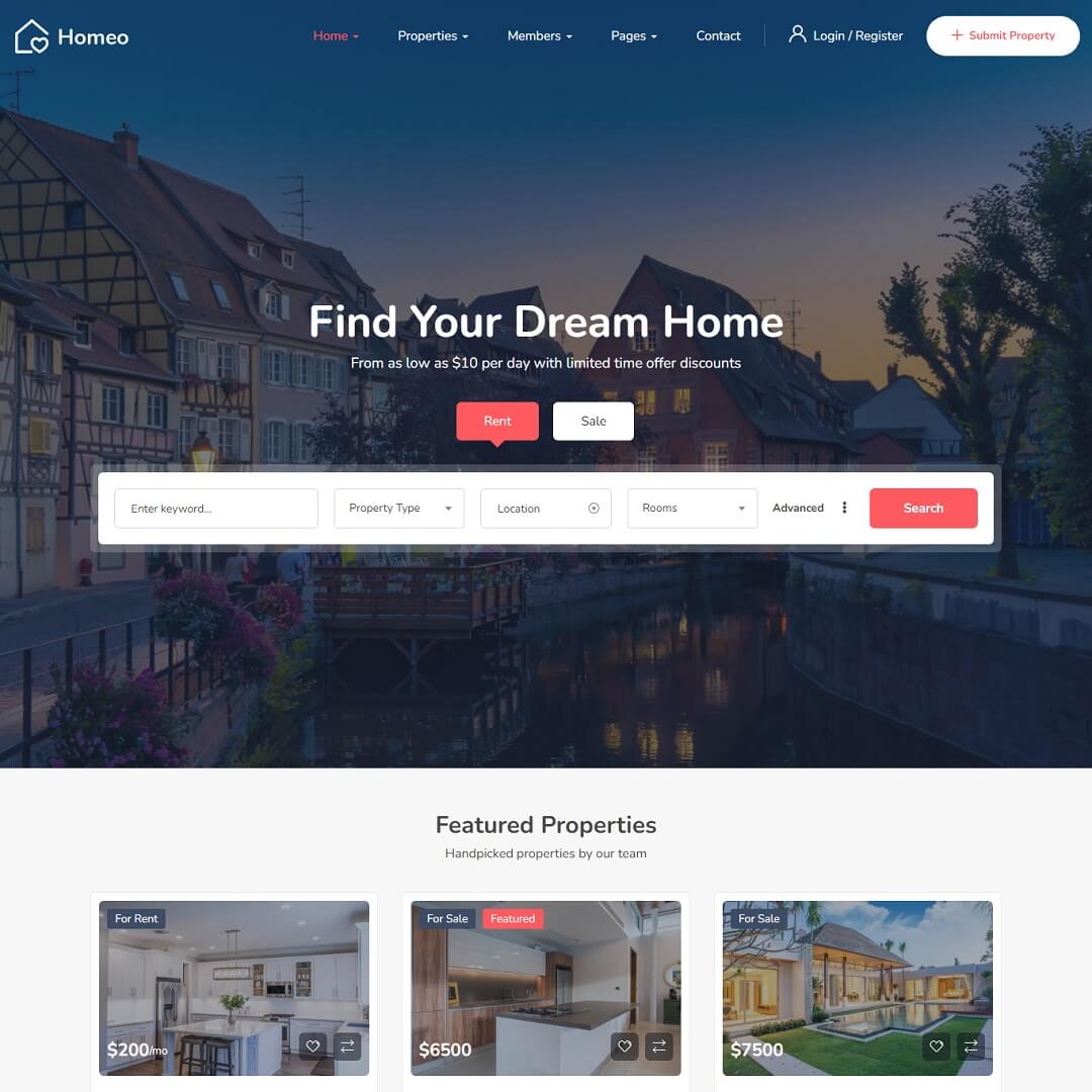 22 Best Property Listing and Real Estate WordPress Themes - WordPress ...