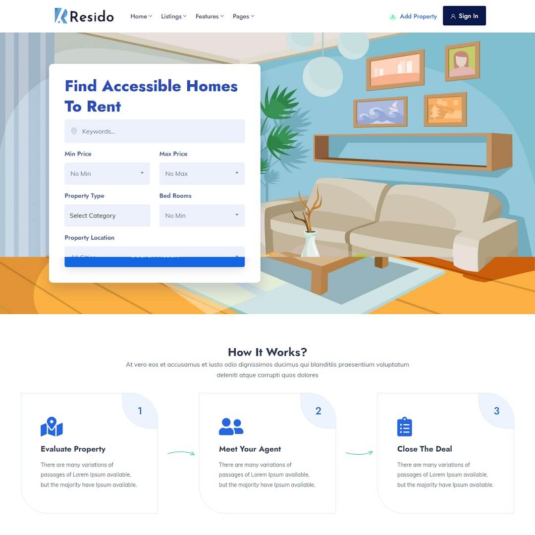 22 Best Property Listing and Real Estate WordPress Themes - WordPress ...