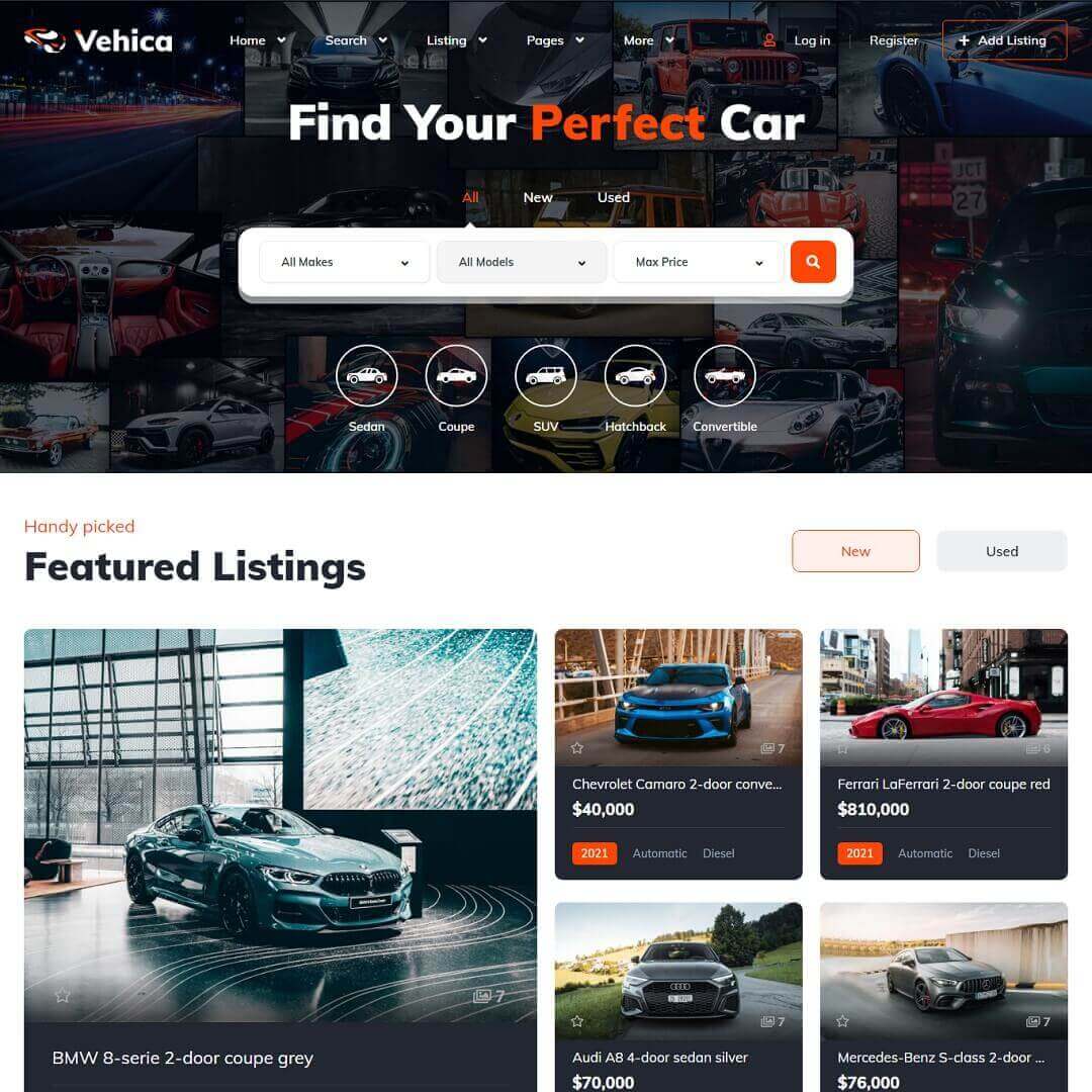 18 Best Automotive Car Dealership WordPress Themes - WordPress Themes ...