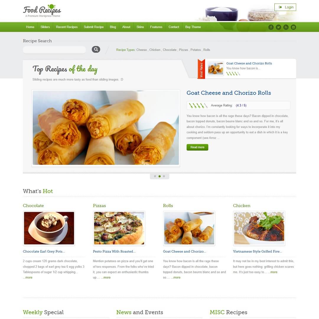25 Most Powerful Food Blog WordPress Themes for Sharing Recipes ...