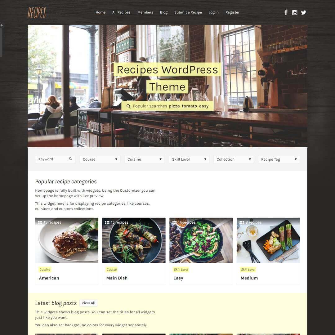 25 Most Powerful Food Blog WordPress Themes for Sharing Recipes ...