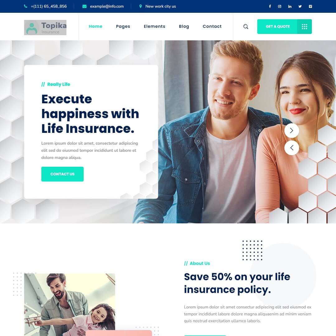 Top 10 Insurance Website Templates - WordPress Themes & Website Templates
